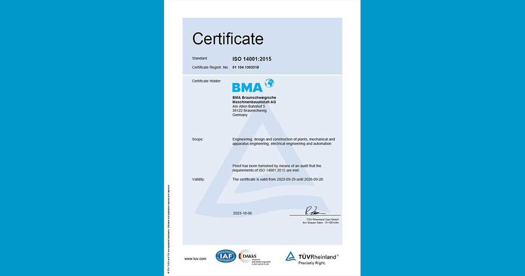 BMA: commitment to comprehensive sustainability